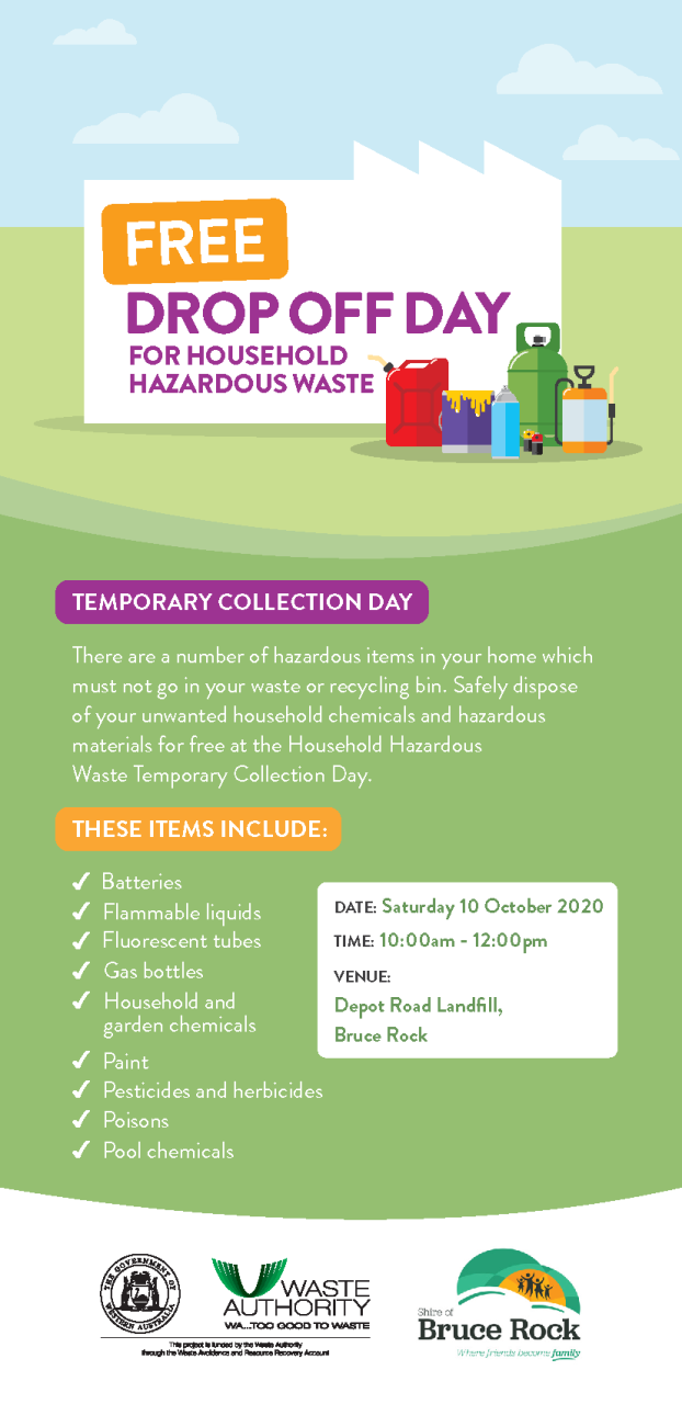 Free Drop Off Day » Shire of Bruce Rock
