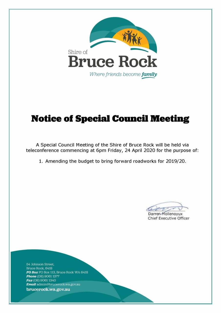 Latest News » Shire of Bruce Rock
